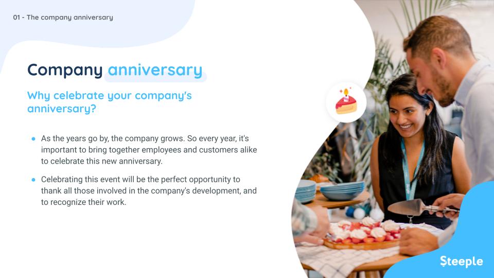 Guide to your company's 10 internal events