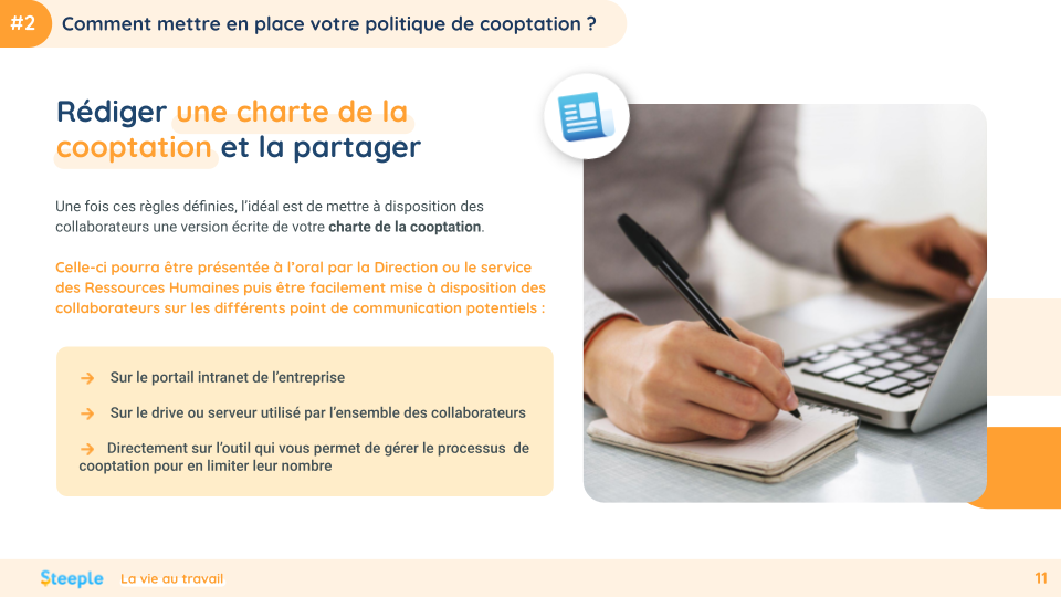 Guide Steeple du recrutement par cooptation en entreprise